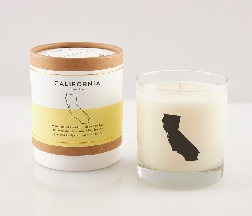 State Candle Gifts for the Holidays | Reusable Rocks Glass Candles ...